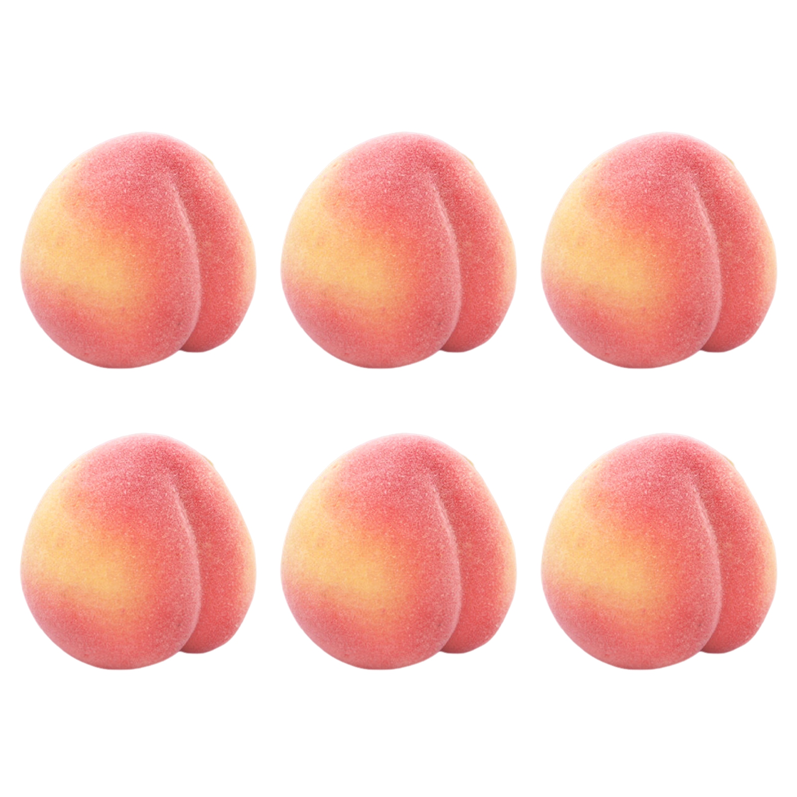 Hariumiu Realistic Fake Apples 6 Pcs Artificial Fruit Fake Fruits Lifelike Decorative No ...