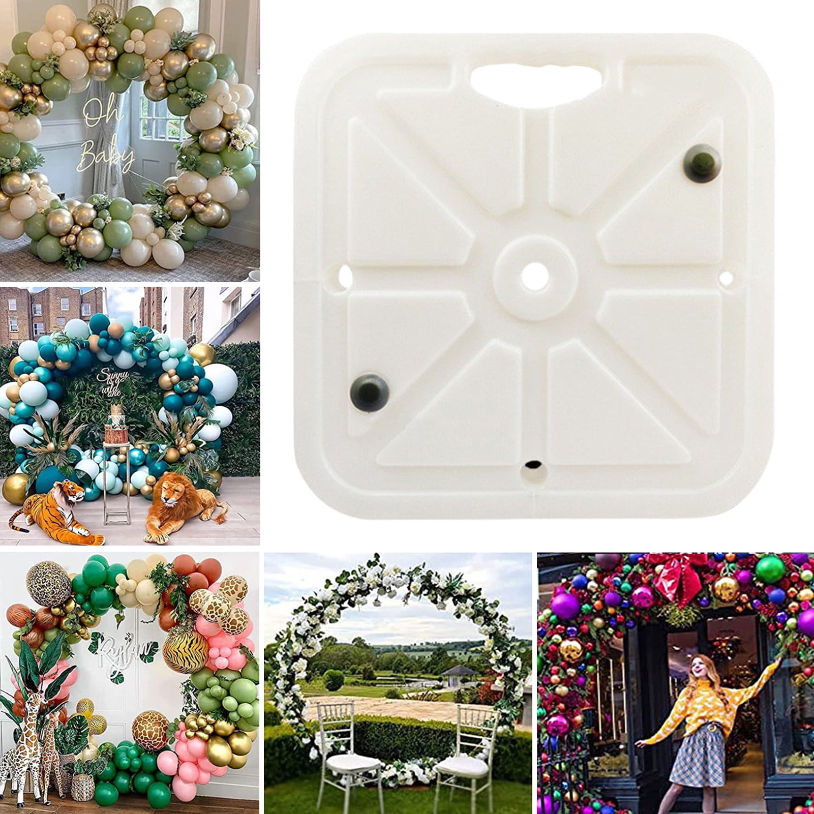 Hariumiu Refillable Balloon Arch Base Reusable Balloon Arch Weight ...