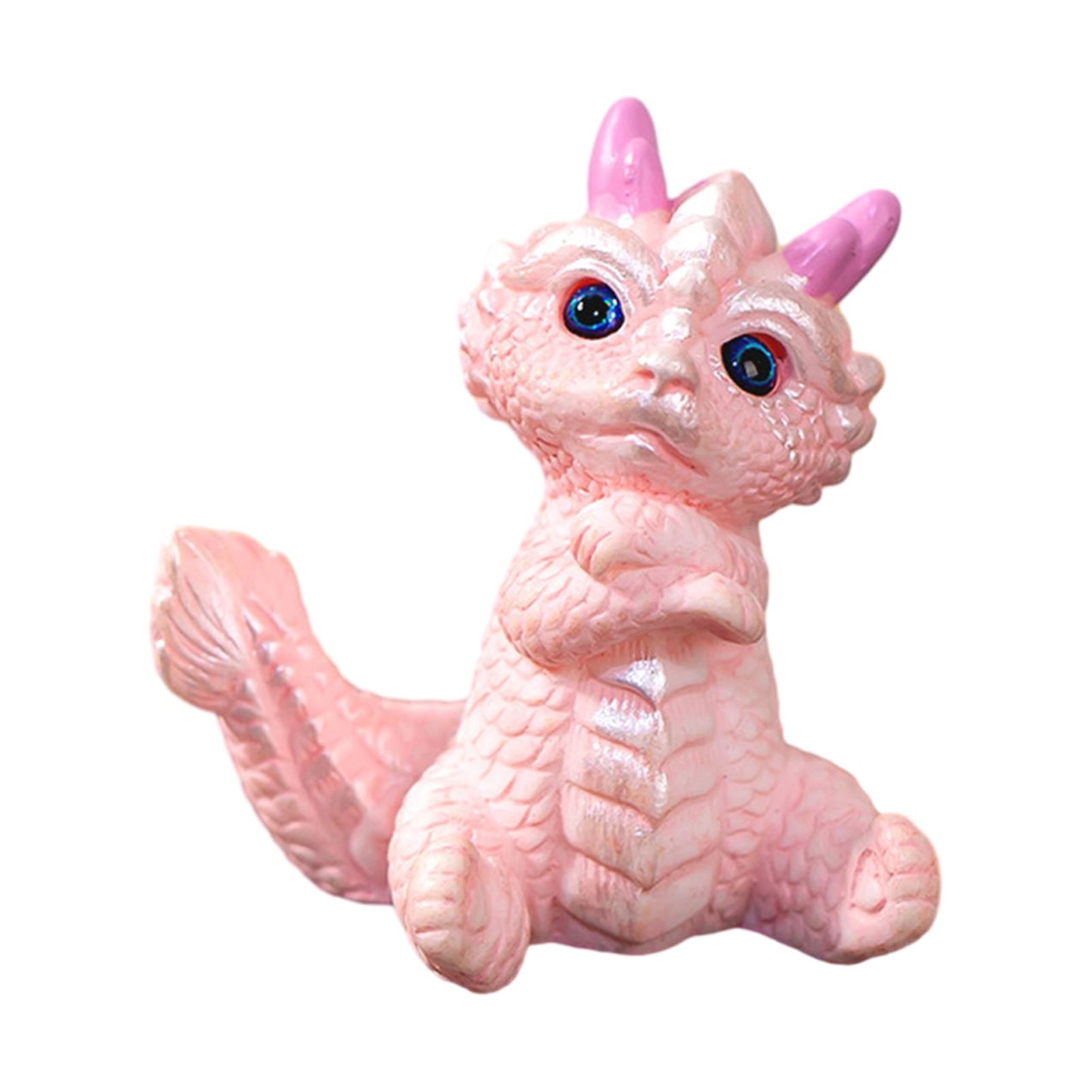 Hariumiu Resin Dragon Figurine Dragon Ornament Mini Resin Figurine for ...