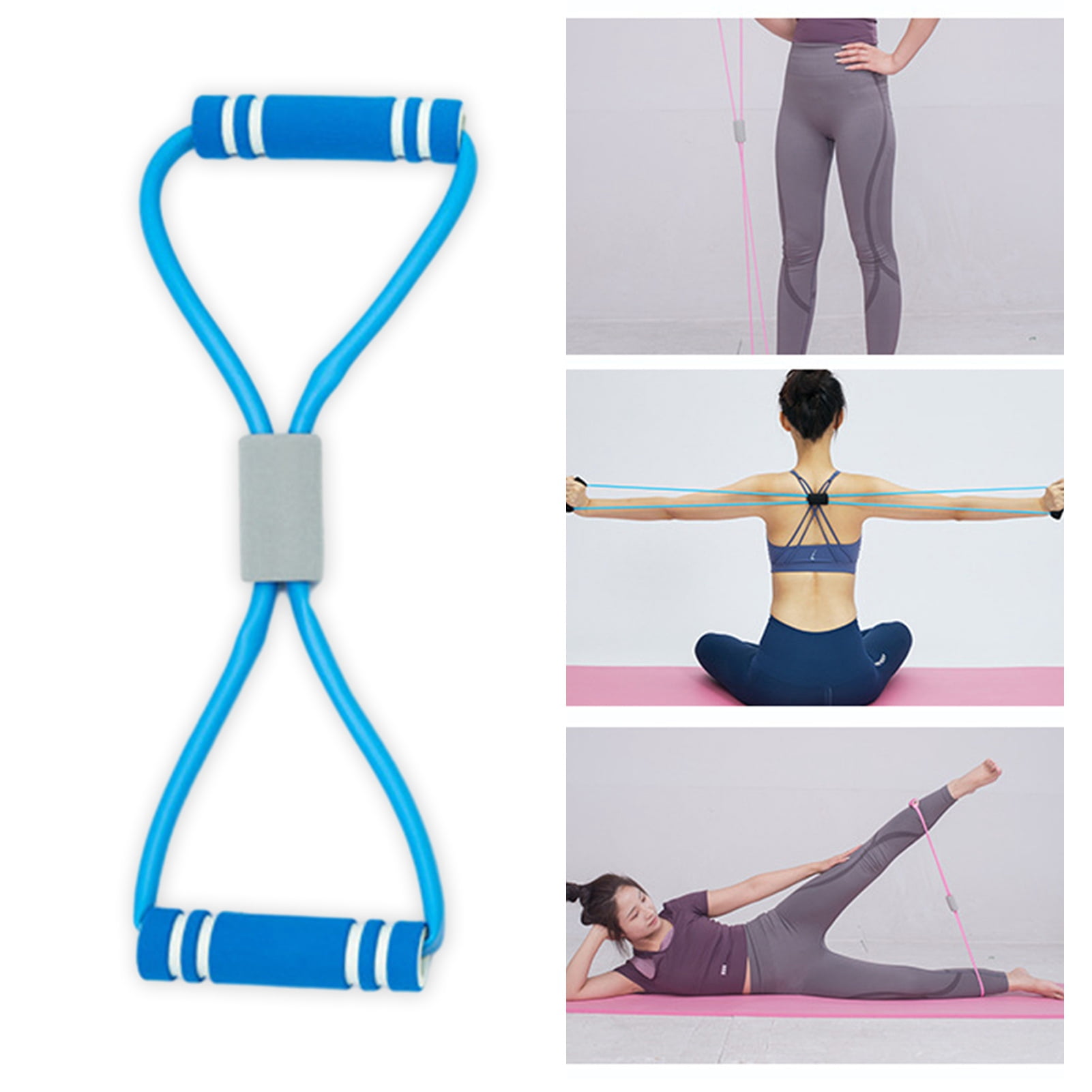 Hariumiu Resistance Band Set Yoga Sports Resistance Band with Grip ...