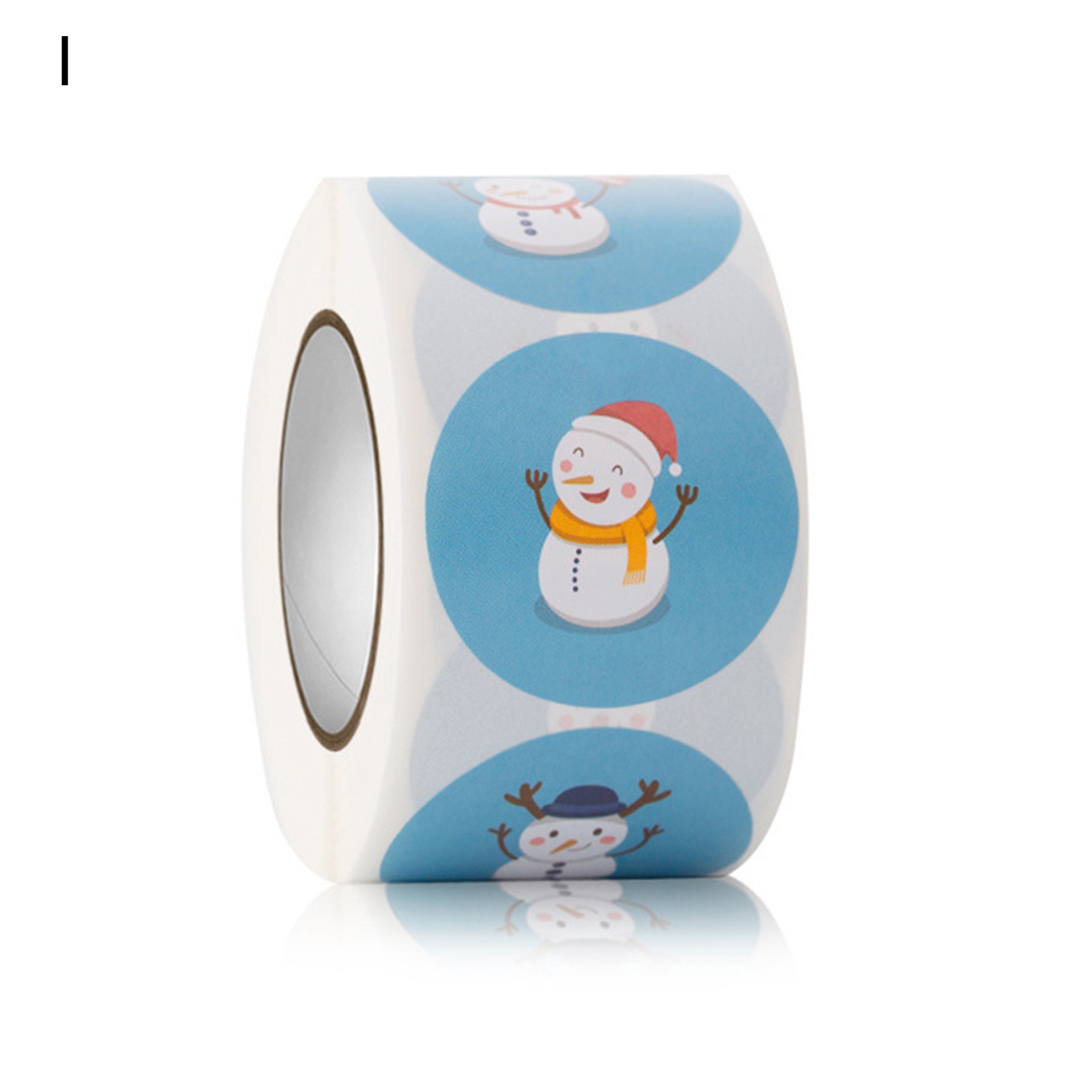 Hariumiu Self-adhesive Christmas Sticker 500pcs/roll 1.5-inch Christmas ...