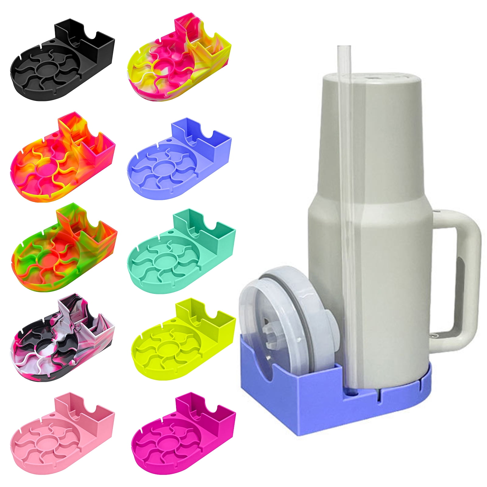 Hariumiu Silicone Cup Drain Rack Fasting Drying Holder Kitchen Cup ...