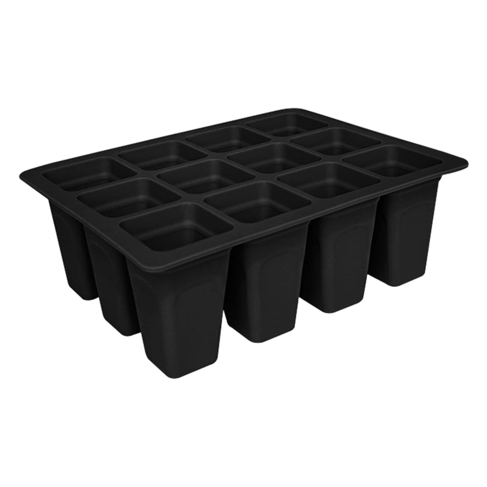 Hariumiu Silicone Nursery Pot 12 Grids Seeds Starting Tray with ...