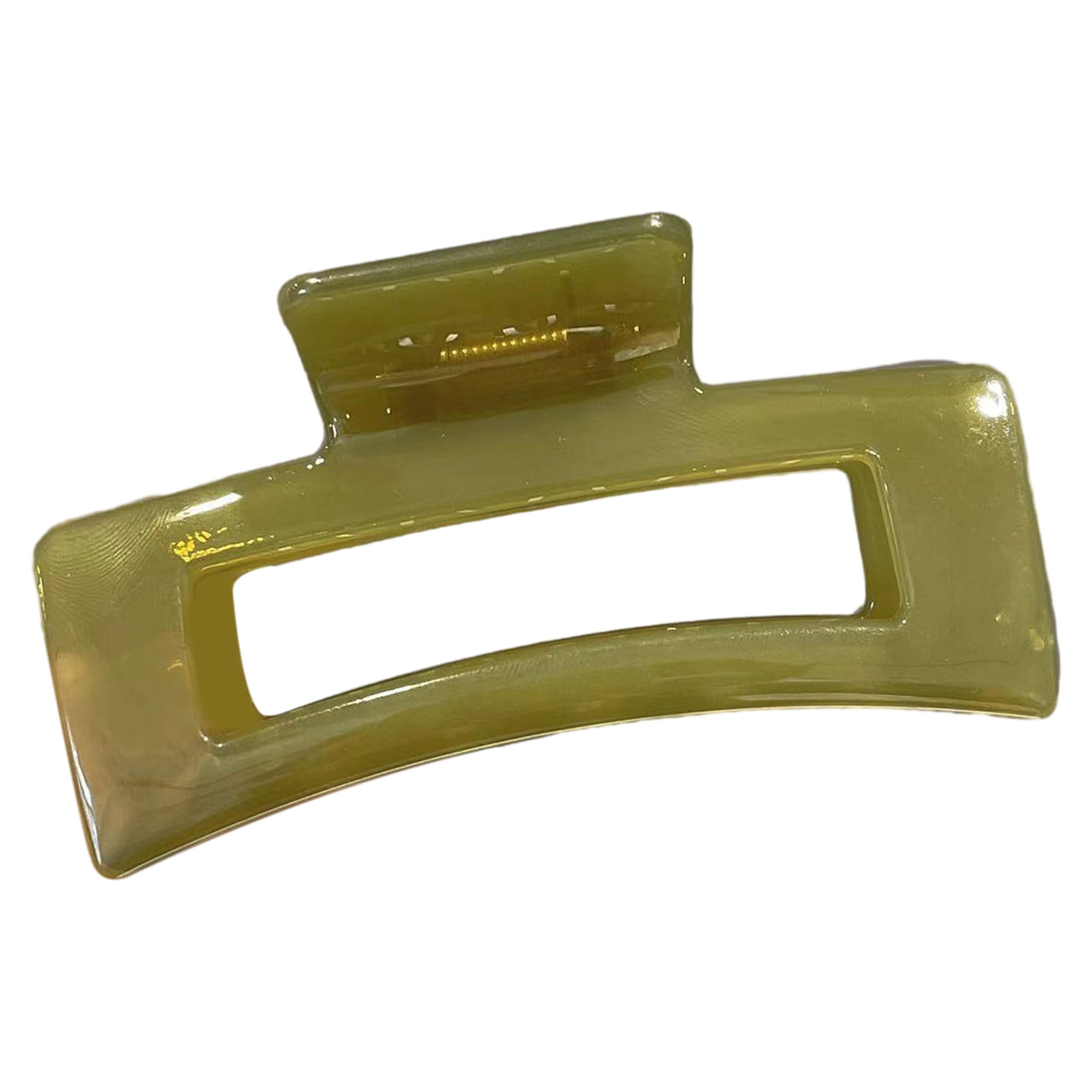 Hariumiu Smooth Hair Clip Large Transparent Jelly Color Hair Claw Women ...