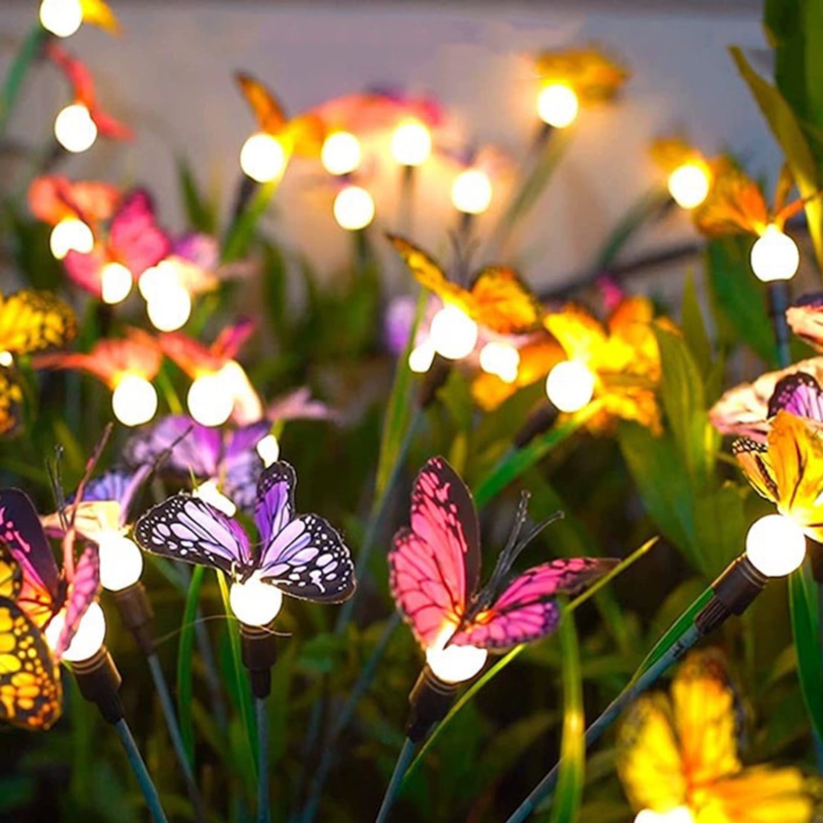 Hariumiu Solar Butterfly Swing Light High-Brightness IP65 Waterproof ...