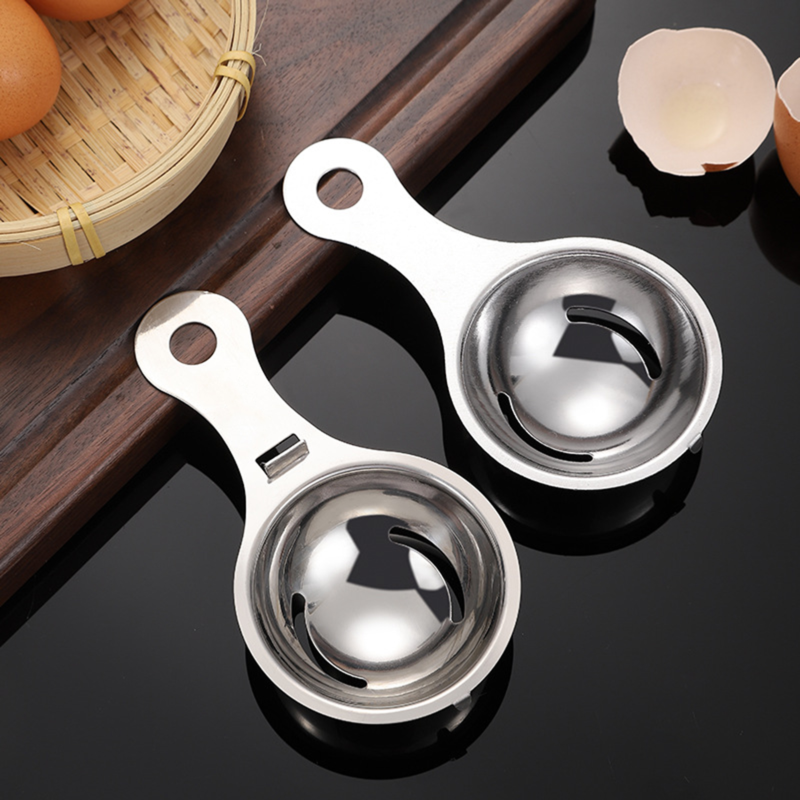 Hariumiu Stainless Steel Egg Separator Professional Egg White And Yolk ...