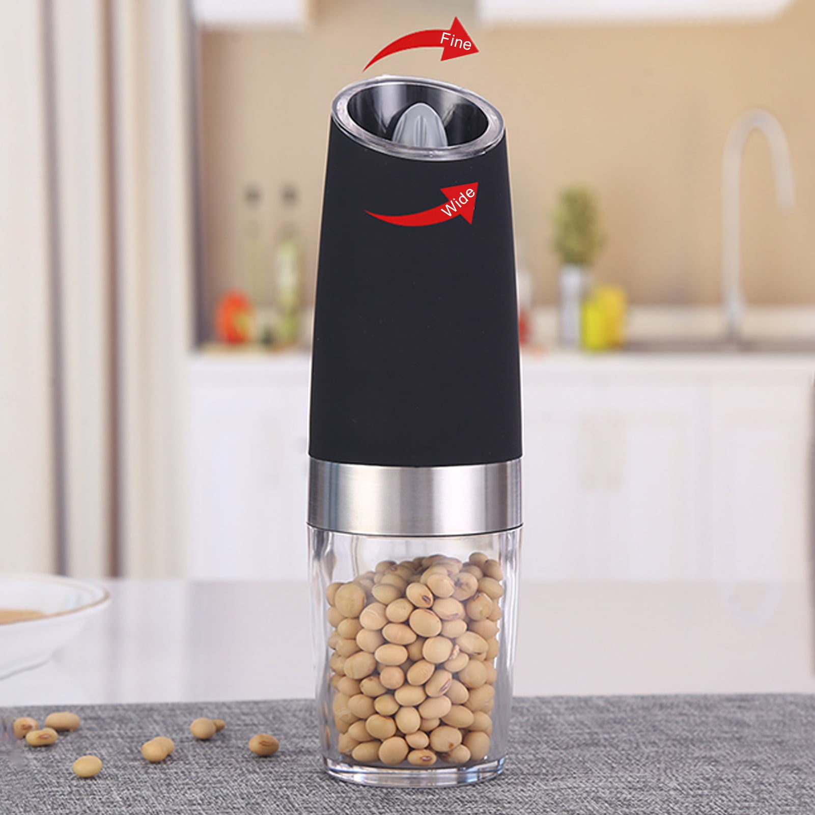 Hariumiu Stainless Steel Pepper Grinder Sure Here's A Product Title for ...