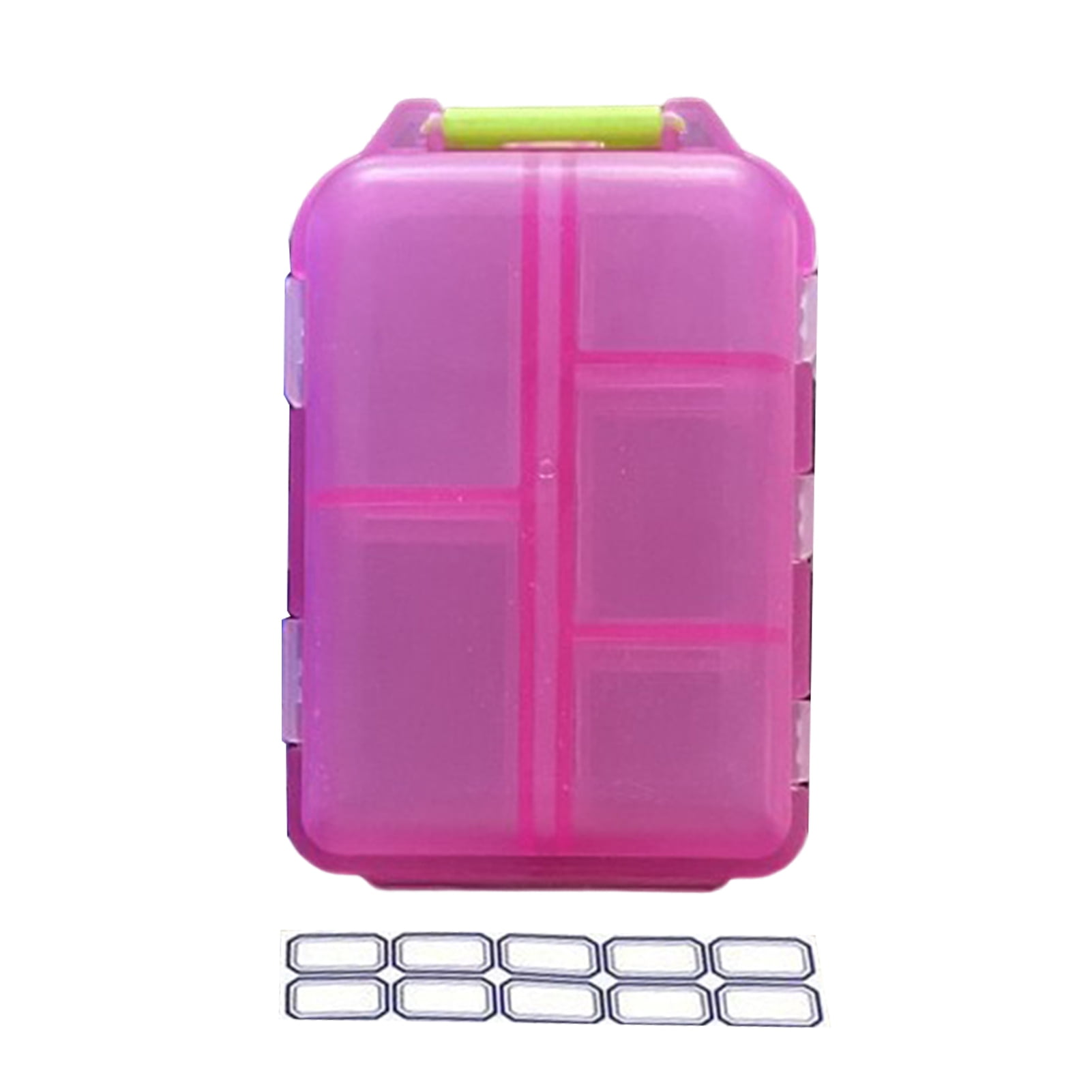 Hariumiu Teavel Organizer Double Layer Organizer with Labels Portable ...