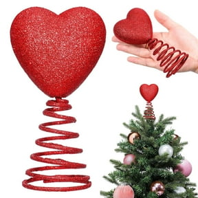 HKEJIAOI Valentine's Day Preserved Rose Tree Topper Ornament, Durable ...