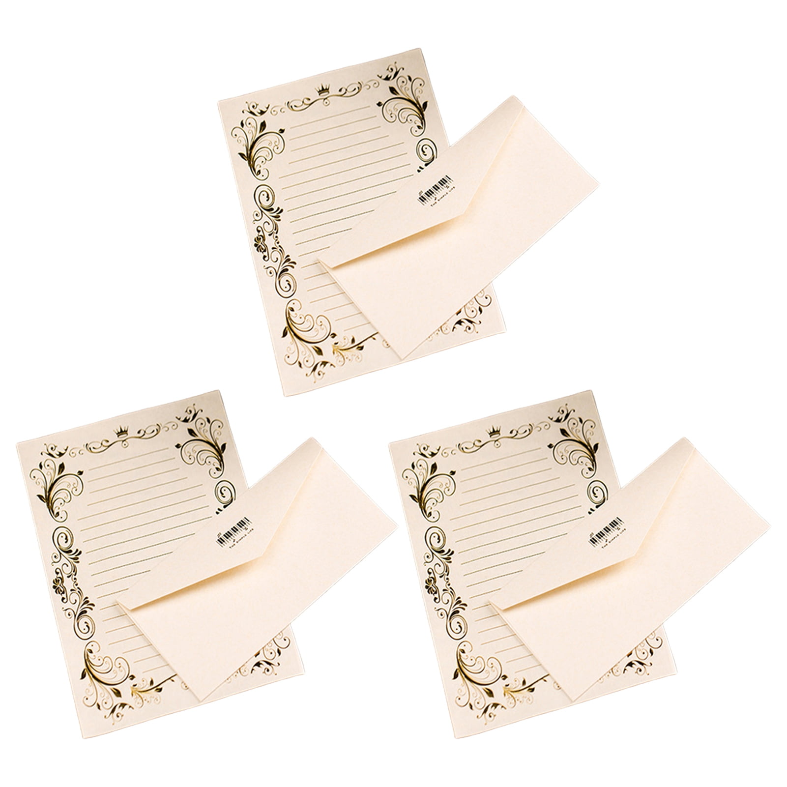 Hariumiu Unique Patterned Writing Paper Vintage-inspired Letter Writing ...