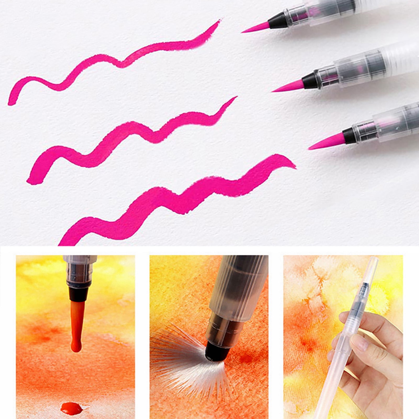 Hariumiu Water Color Brush Pen, Watercolor Paint Brushes for Painting ...
