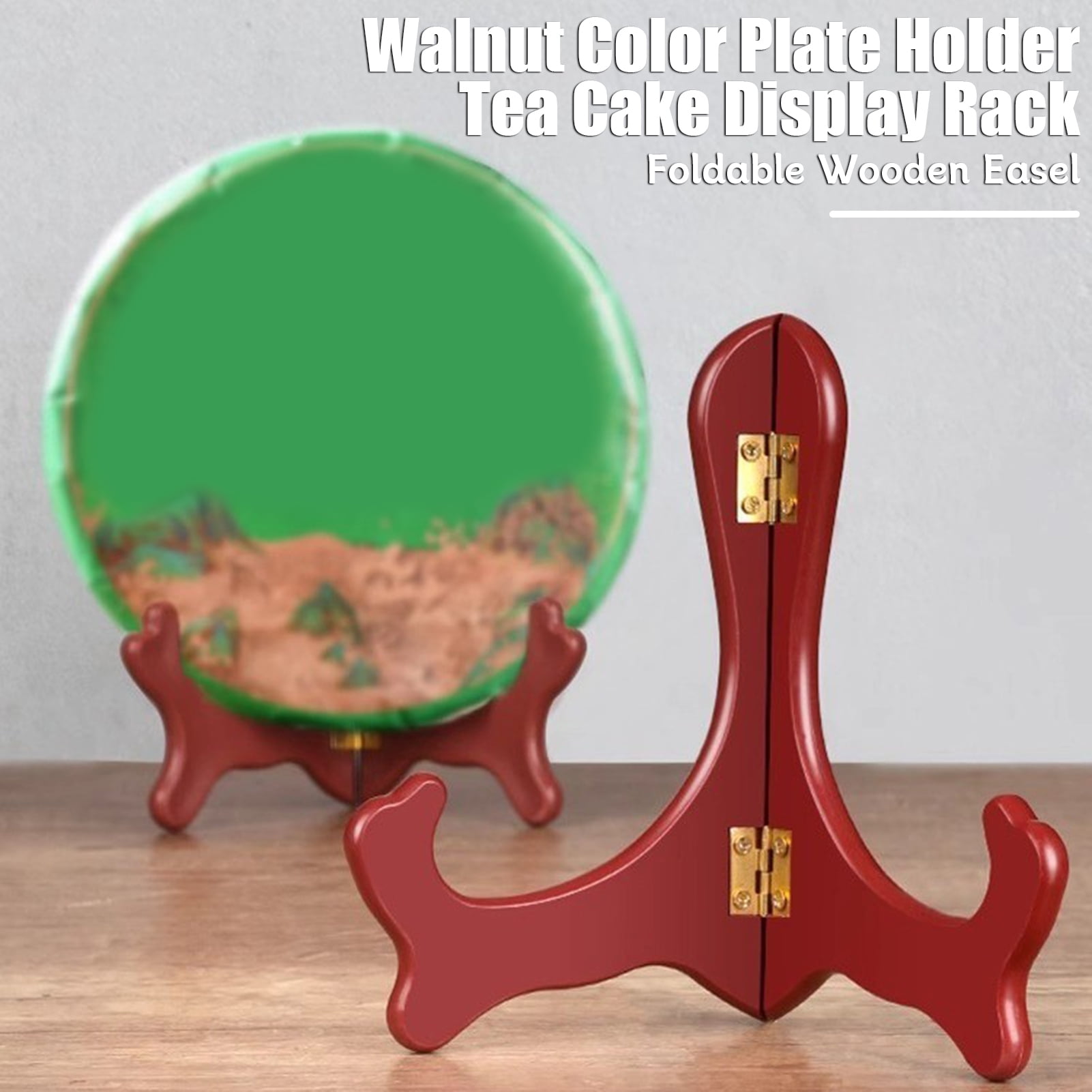 Hariumiu Wooden Plate Stand Easel Holder Display Stand for Picture ...