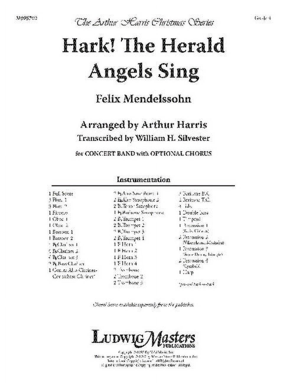 Hark! The Herald Angels Sing -- A Christmas Carol: Conductor Score ...