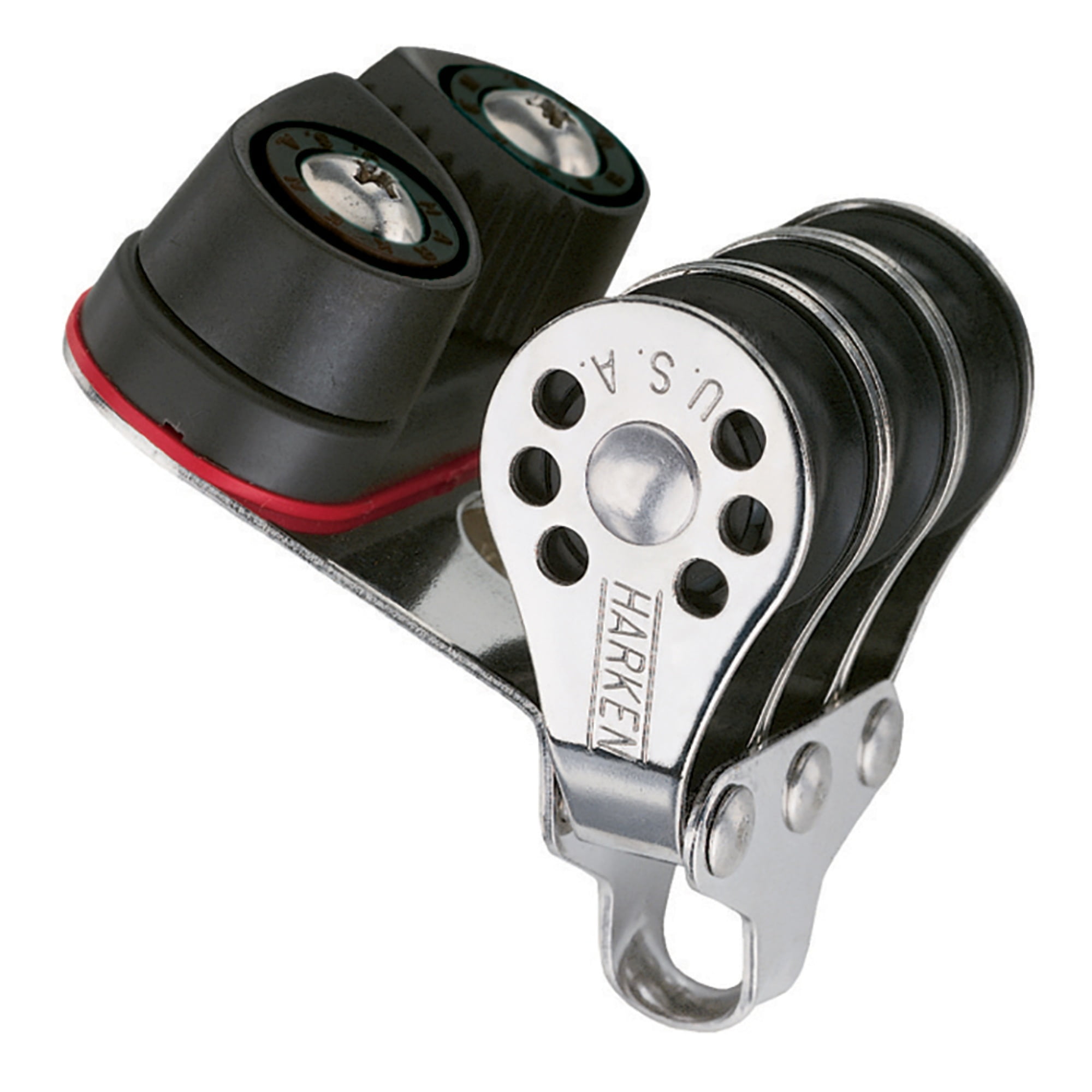 Harken 22mm Triple Micro Block w/Cam Cleat - Walmart.com