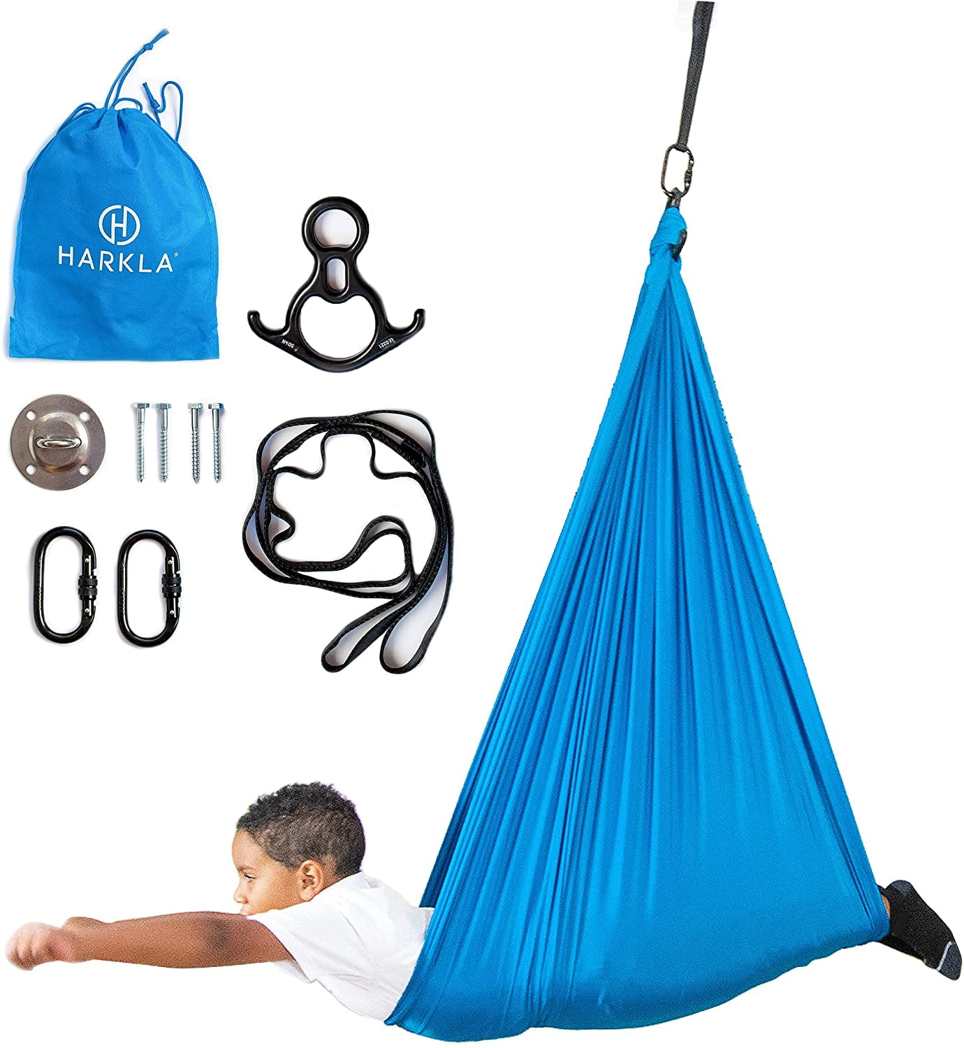 Harkla Indoor Swing for Kids - Indoor Sensory Swing Great for Autism ...