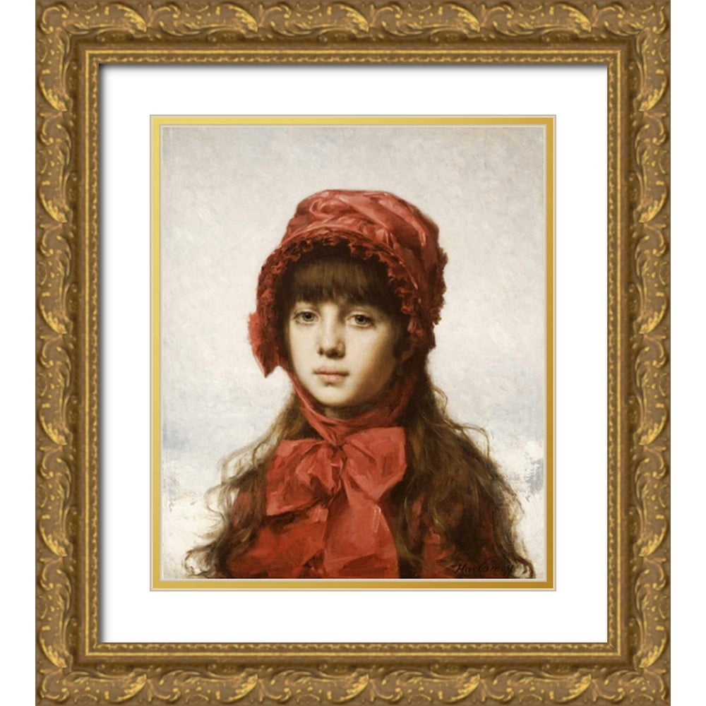 Harlamoff, Alexei Alexeiewitsch 20x23 Gold Ornate Wood Framed with ...