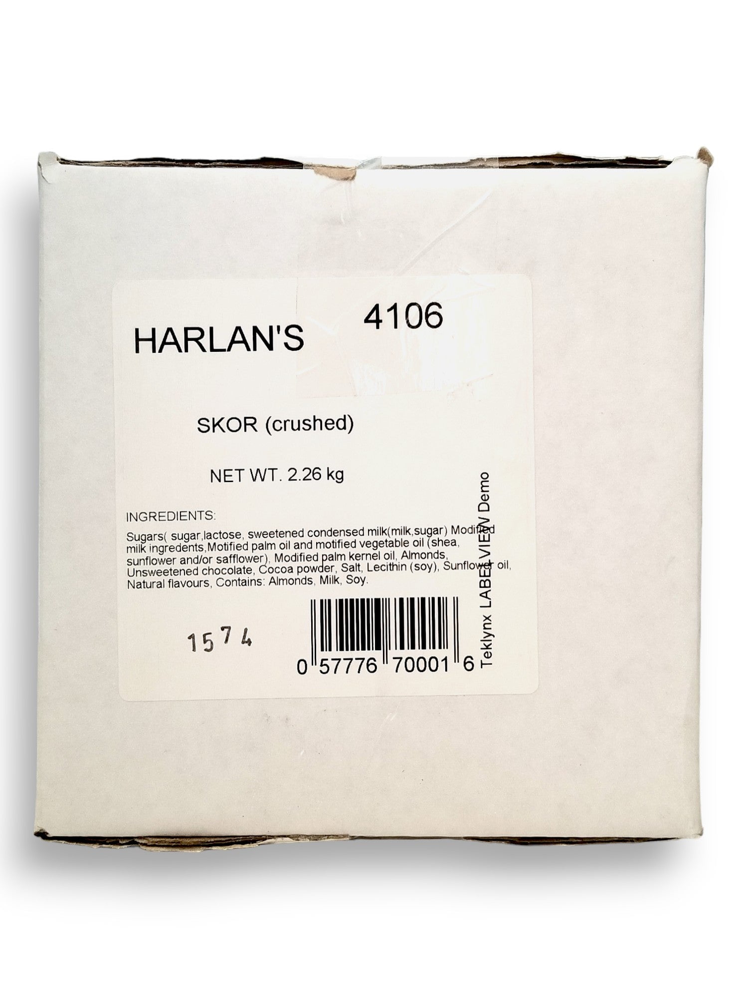 Harlan's Crushed Skor Bits, 2.26kg/5 lbs., Box - Walmart.com