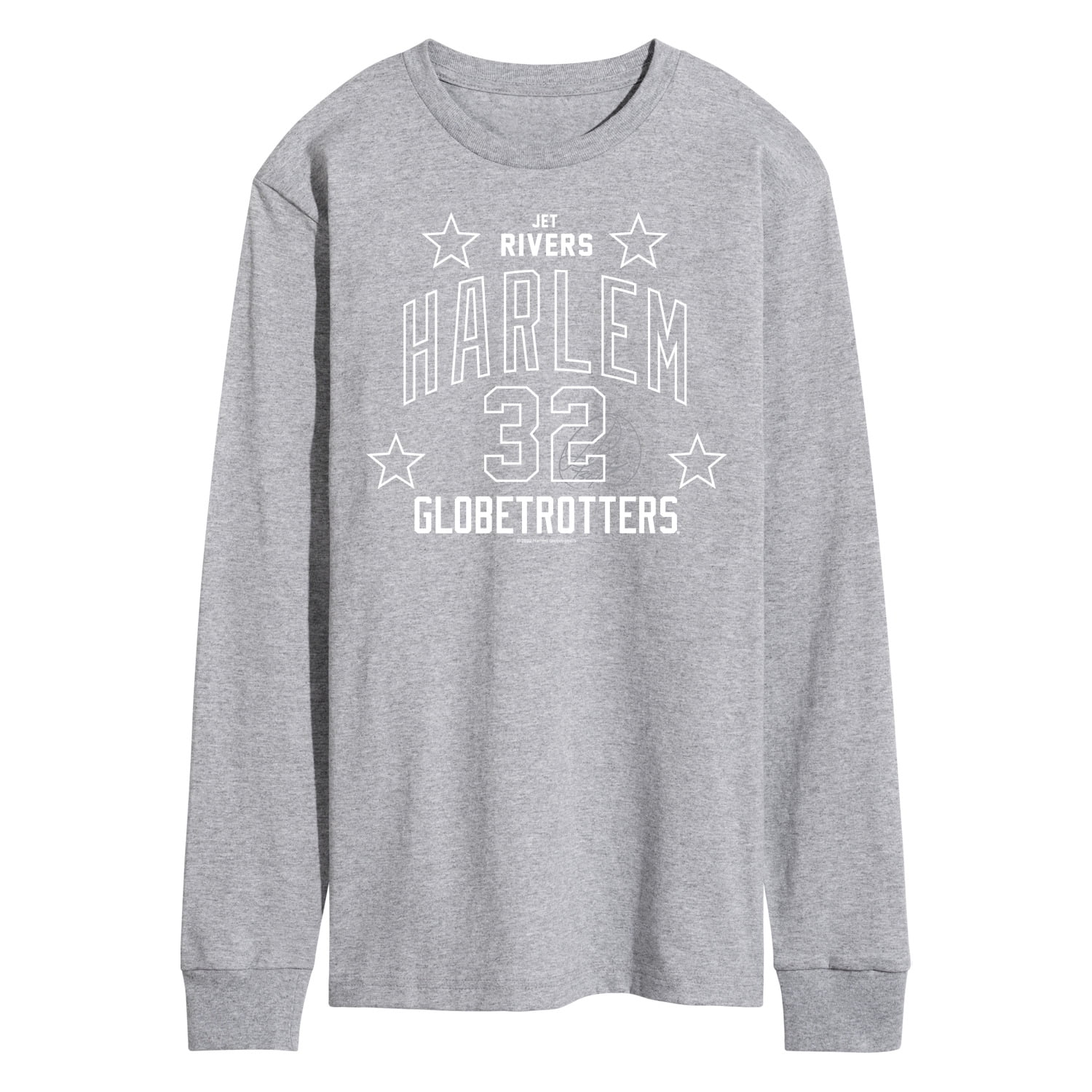 Harlem Globetrotters - Jet Rivers - Men's Long Sleeve T-Shirt - Walmart.com