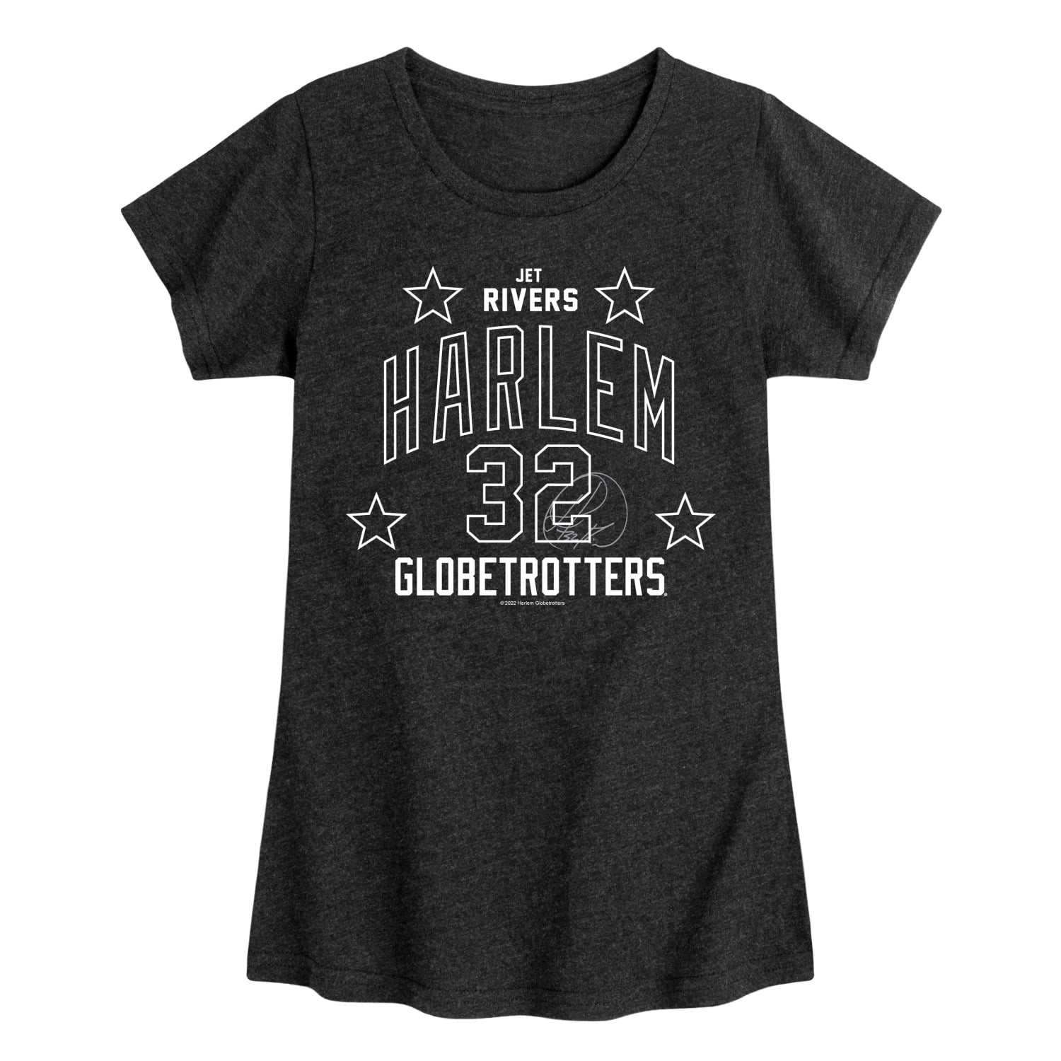 Harlem Globetrotters - Jet Rivers - Toddler And Youth Girls Short ...