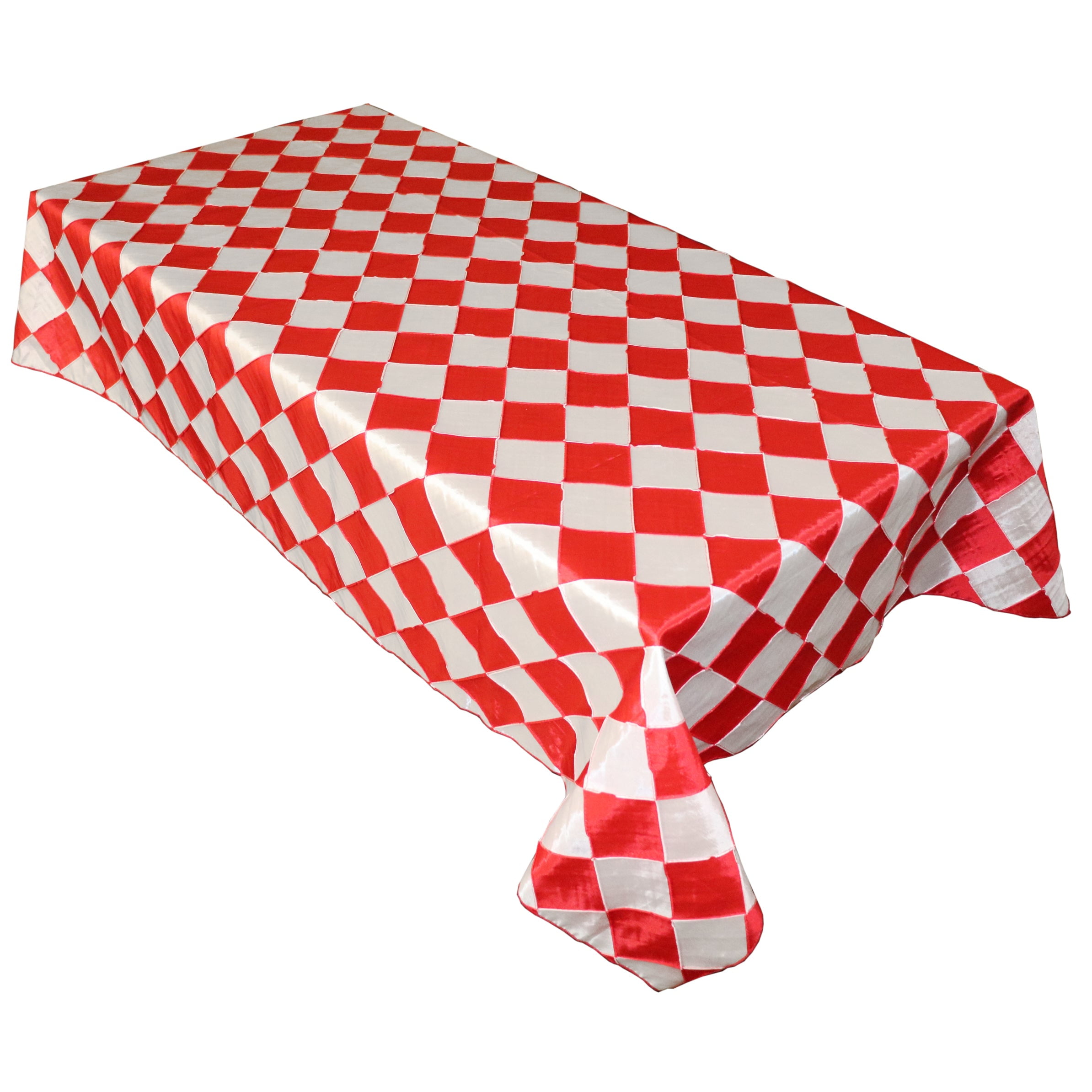 Harlequin Check Pintuck Taffeta Tablecloth - Walmart.com