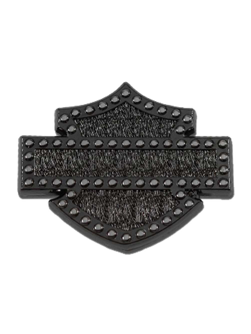 Harley-Davidson 1.25 inch. Rivet Bar & Shield Logo Metal Pin - Black ...