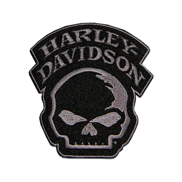 Harley-Davidson 4 in. Embroidered Willie G Skull Emblem Sew-On Patch ...