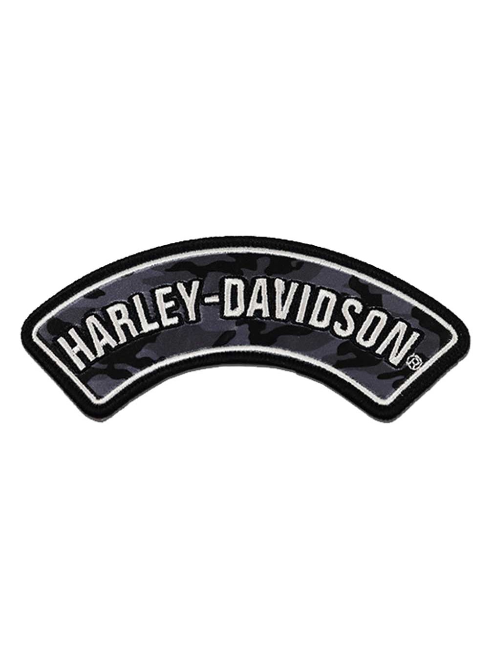 Harley-Davidson 5 in. Embroidered Camo Rocker Emblem Sew-On Patch ...