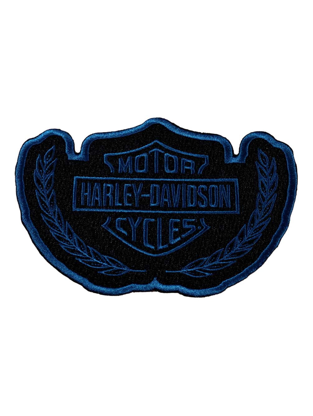 Harley-Davidson 5 in. Embroidered Roman Shield Emblem Sew-On Patch ...