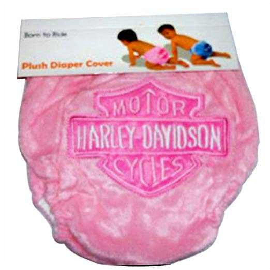 Harley-Davidson Baby Girl Pink Velour Diaper Cover 6-24 Months ...