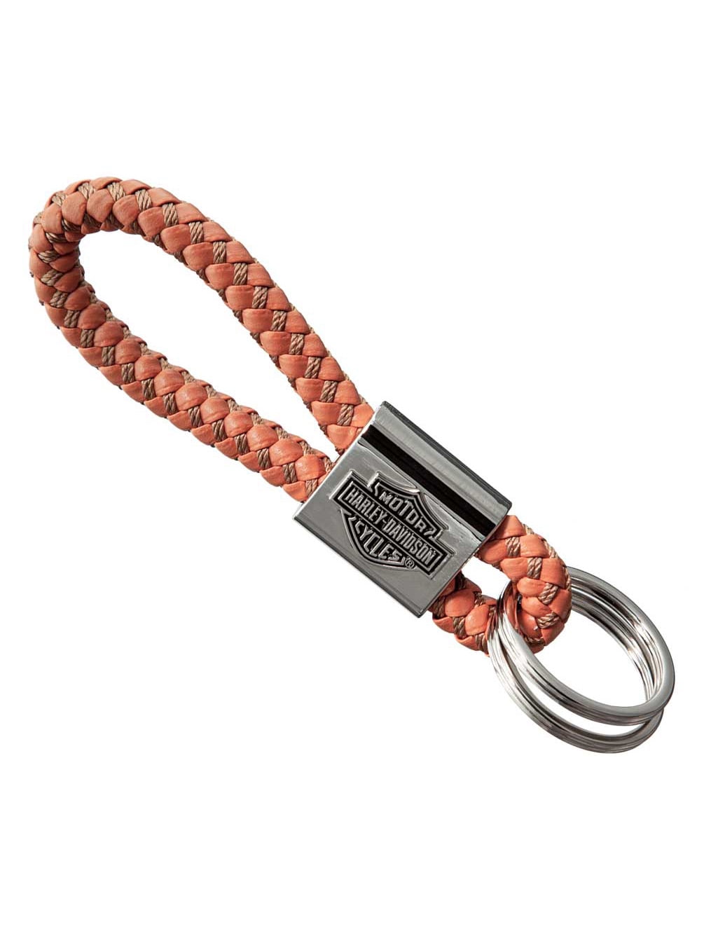 Harley-Davidson Bar & Shield Logo Vinyl Braided Strap Key Chain ...