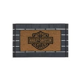 Harley-Davidson Bar & Shield Riders Welcome Entry Mat, Rubber & Coco ...