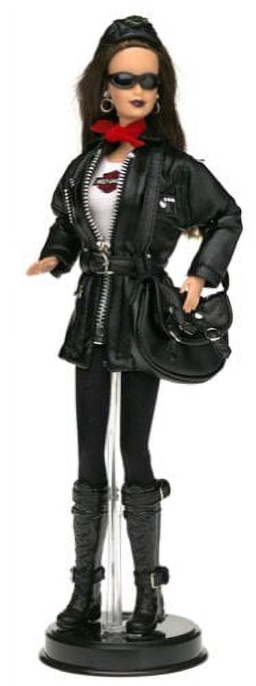 Harley-Davidson Barbie 3 Brunette Doll Motorcycle With Bendable Legs ...