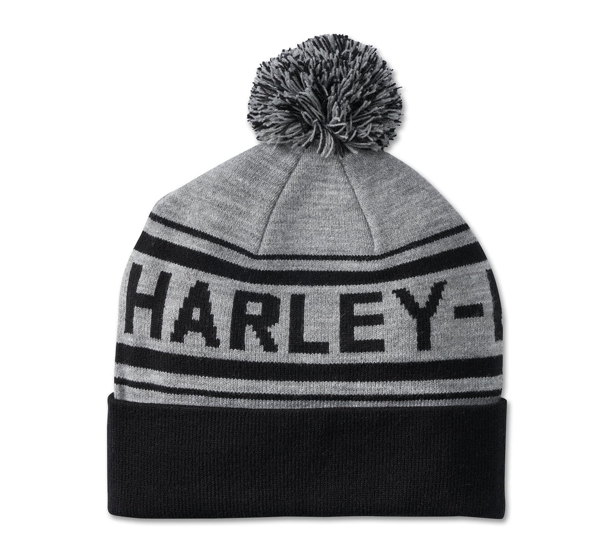 Harley-Davidson Combustion Pom Beanie, Grey - 97657-24VM - Walmart.com