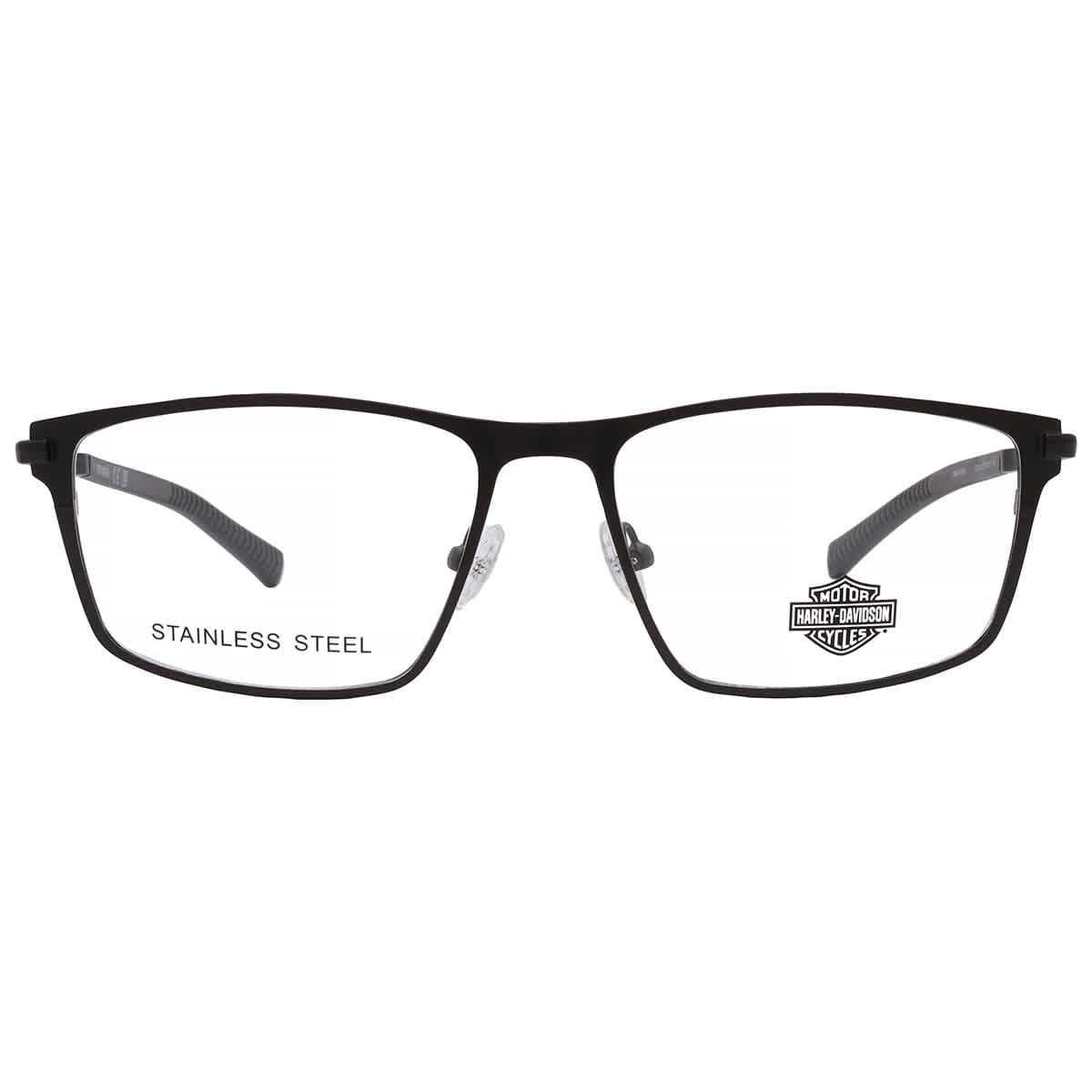 Harley Davidson Demo Rectangular Men's Eyeglasses HD0978 002 57 ...