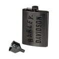 Harley-Davidson Embossed H-D Flask, Matte Black Stainless Steel - 8 oz ...