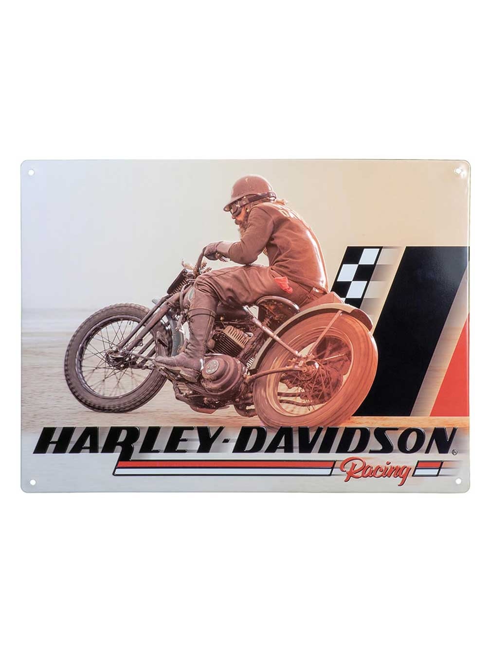 Harley-Davidson Embossed Tin Sign, Beach Racer Graphic, 15.75 x 12 ...