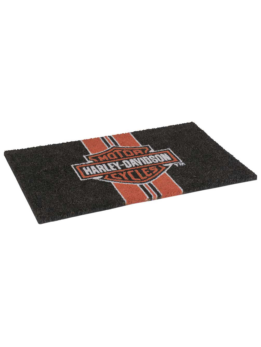 Harley-Davidson Entry Mat 30 x 18 inches, Bar & Shield Logo w/ Orange ...