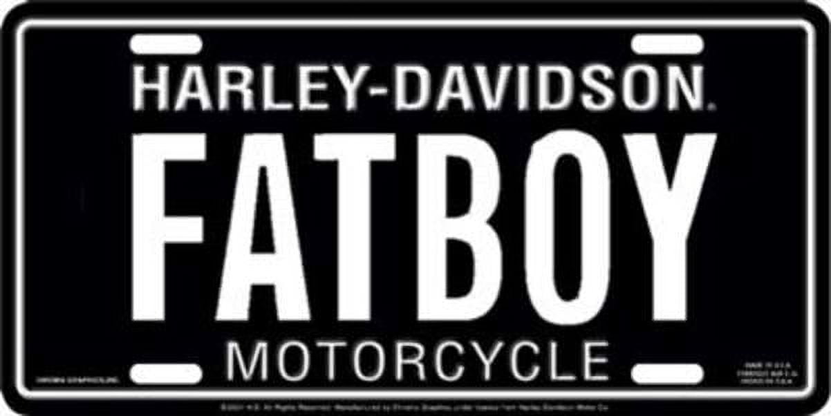 Harley-Davidson Fatboy License Plate - Walmart.com