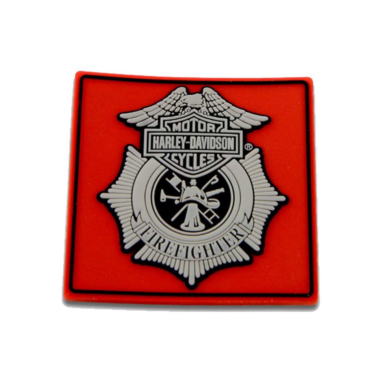 Harley Davidson Firefighter Badge