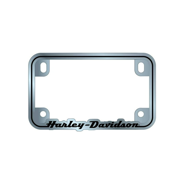 Harley Davidson Motorcycle License Plate Frame Curved License Plate