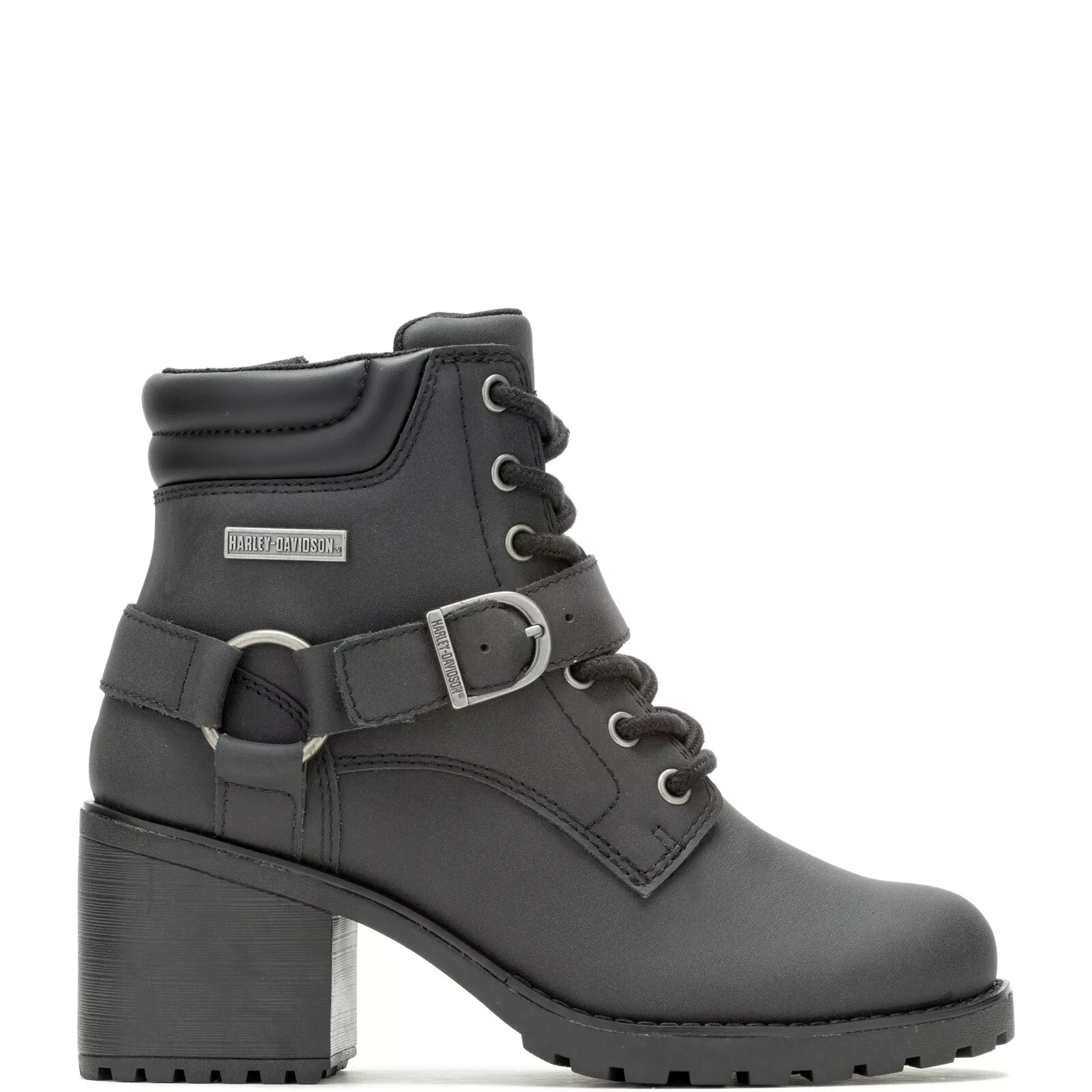 Harley-Davidson Howell 5" Flash D87277 Womens Black Leather Motorcycle ...