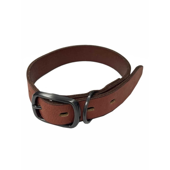 Harley-Davidson Leather Embossed H-D Logo Adjustable Pet Collar- Solid ...