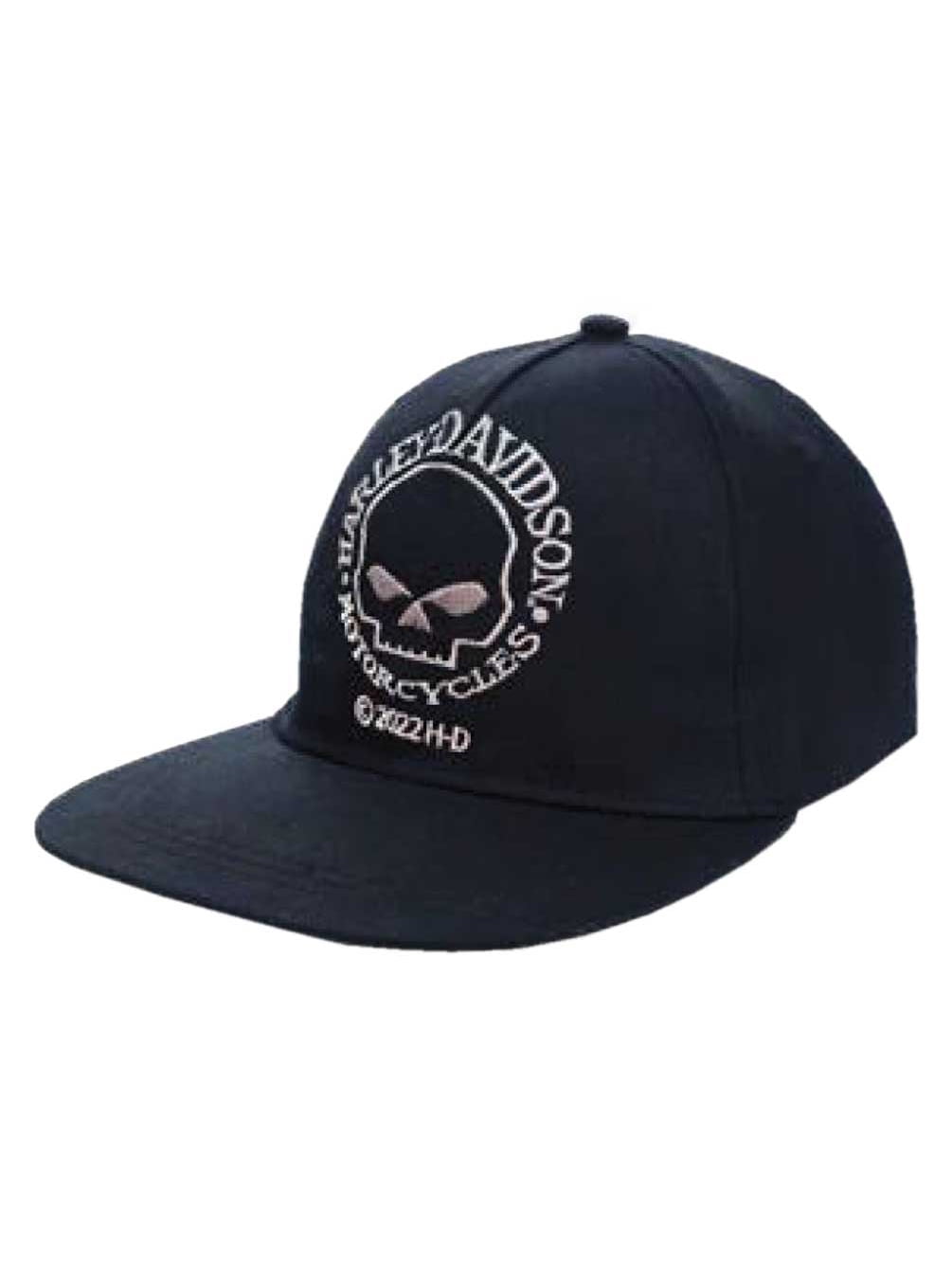 Harley-Davidson Little Boys' Skull Twill Flat Brim Snap Back Toddler ...