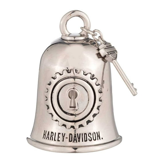 Harley-Davidson Lock & Key Charm H-D Ride Bell, Silver Finish, Harley ...