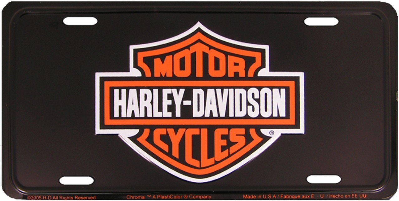 Harley Davidson Logo License SSF20 Plate - #1846 by Chroma - Walmart.com