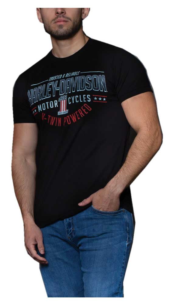 Harley-Davidson Men's Arrival #1 Crew-Neck Short Sleeve T-Shirt - Black (3XL), Harley Davidson ...