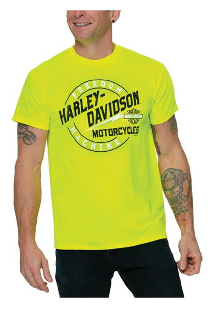 Harley-Davidson Men's Back Around H-D Text Short Sleeve Tee - Safety ...