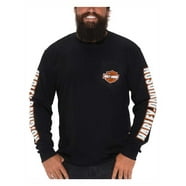 Harley-Davidson Men's Bar & Shield Long Sleeve Crew-Neck Shirt 30297501 (XL), Harley Davidson ...