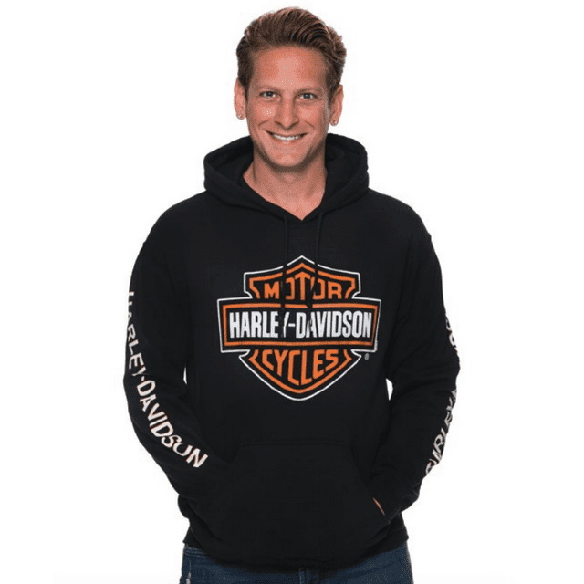 Harley-Davidson Men's Bar & Shield Logo Pullover Hooded Sweatshirt 30297503 - Walmart.com