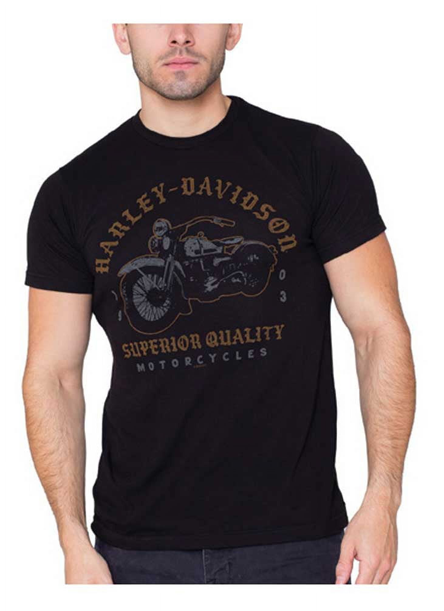 Harley-Davidson Men's Battle Roads Crew-Neck Short Sleeve T-Shirt - Black (3XL), Harley Davidson ...